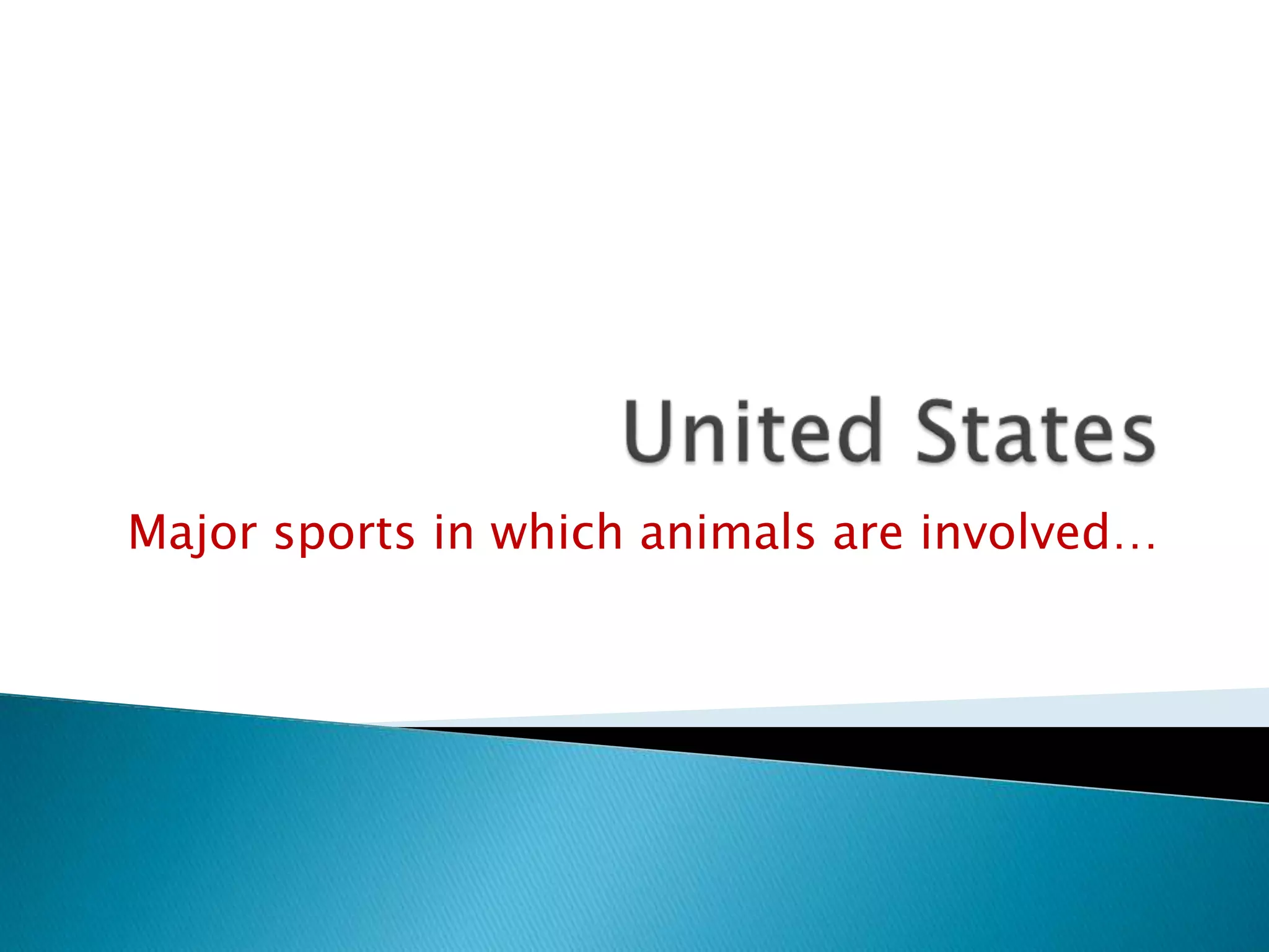 Animals in Sports | PPTX