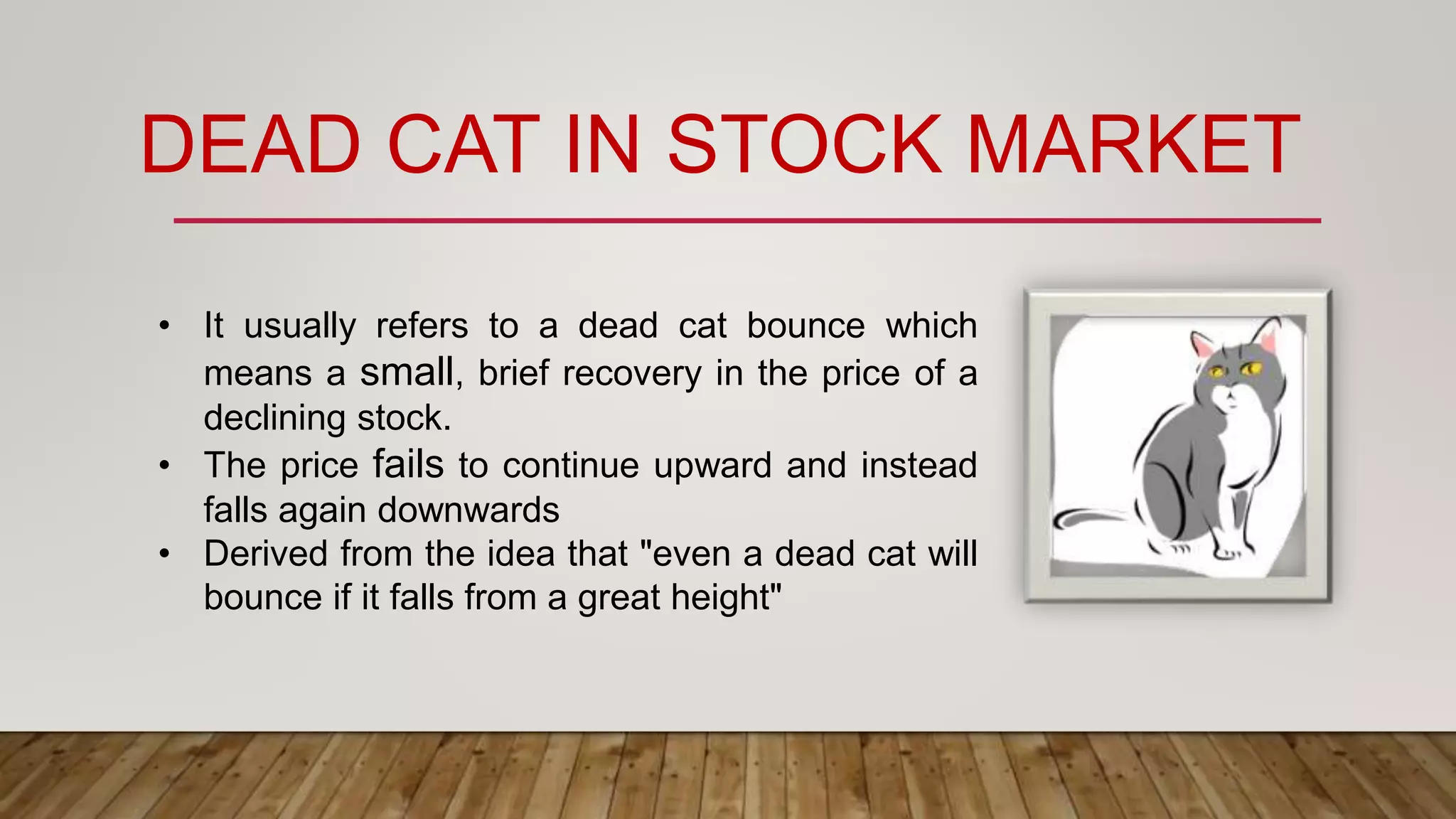 Animals in stock market | PPTX