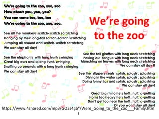 Animals in the zoo | PPT