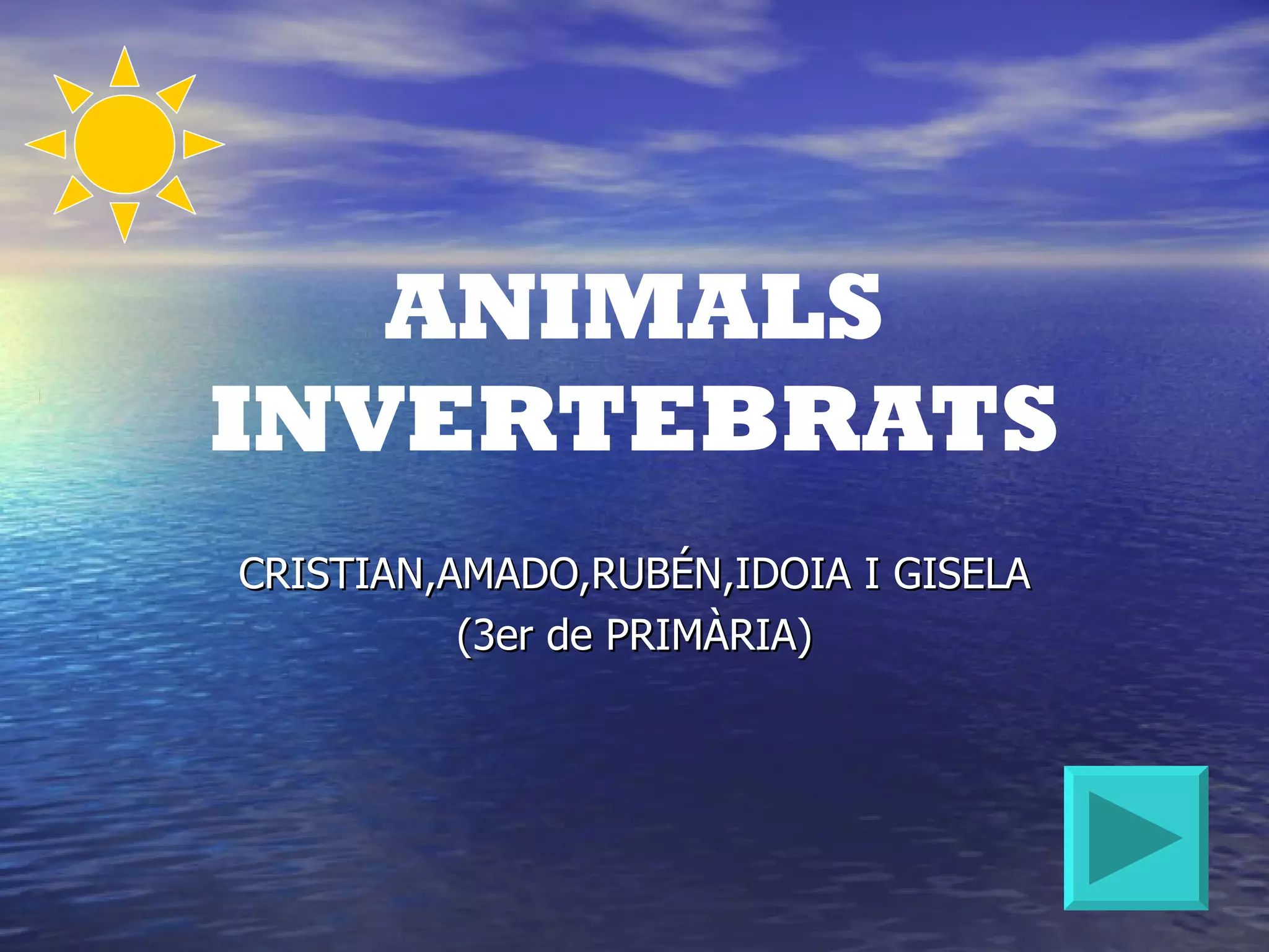 Animals invertebrats | PPT