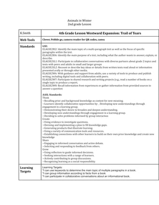 Animals In Winter-Face to Face Reading Collaborative Unit 4th grade .pdf