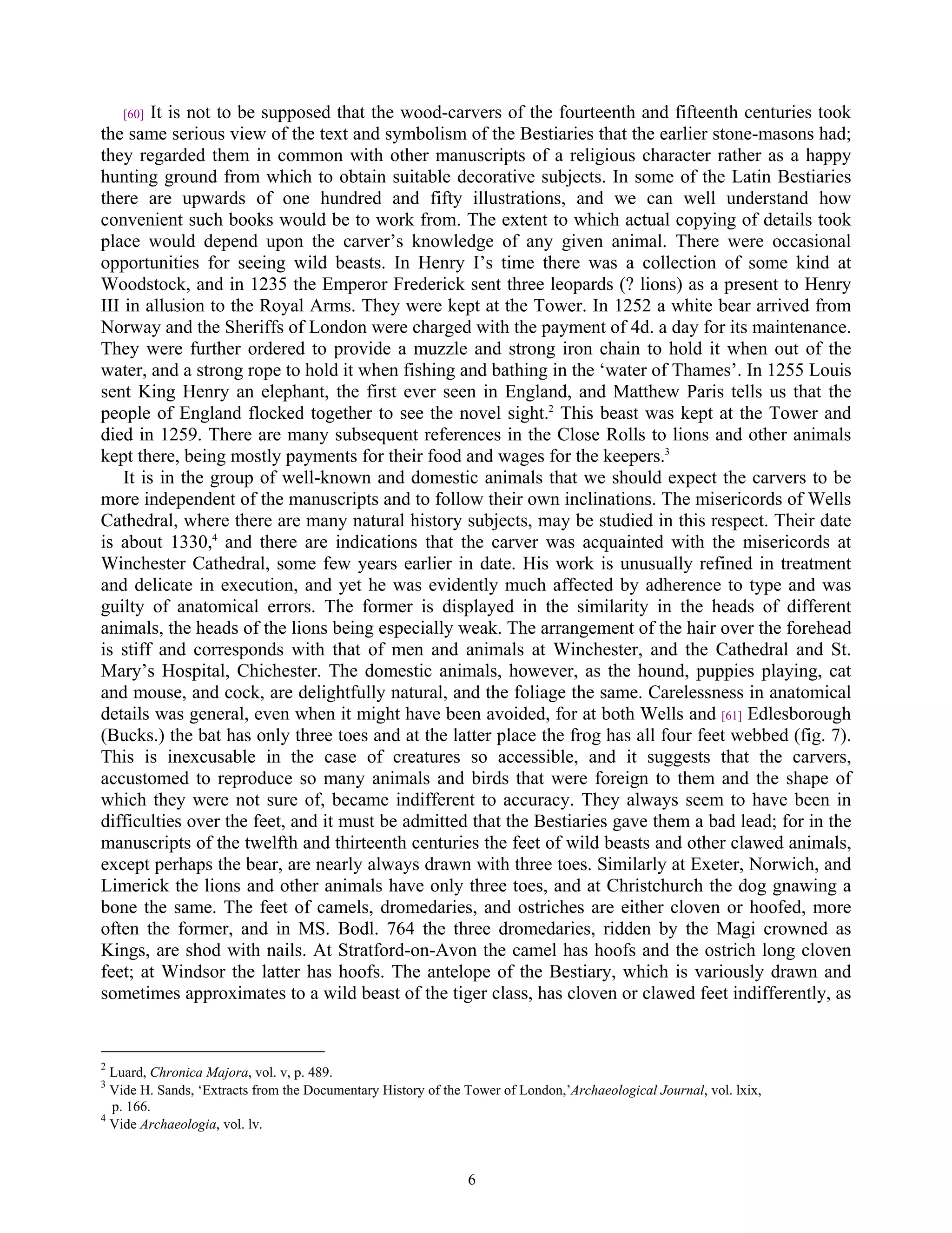 Animals Medieval By Druce 1914 | PDF | Woodworking | Arts and Crafts