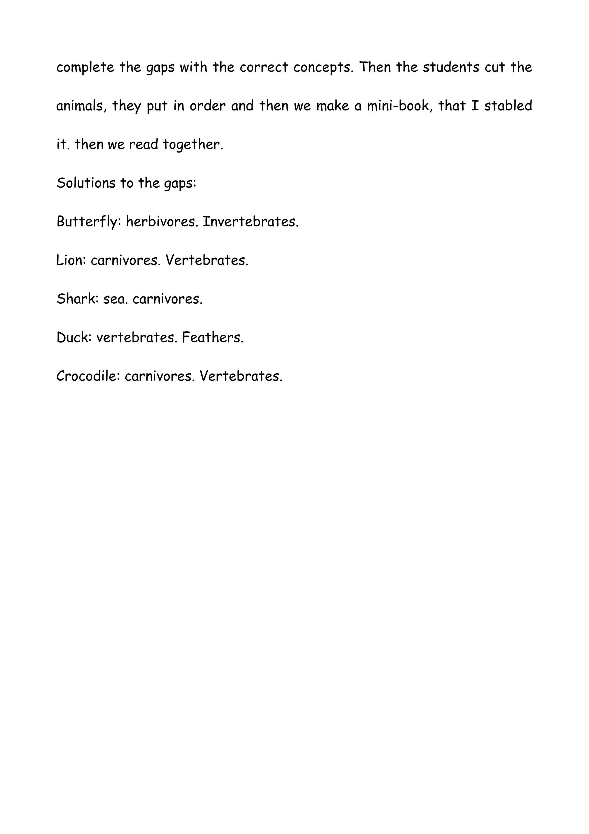 Animals mini book | PDF