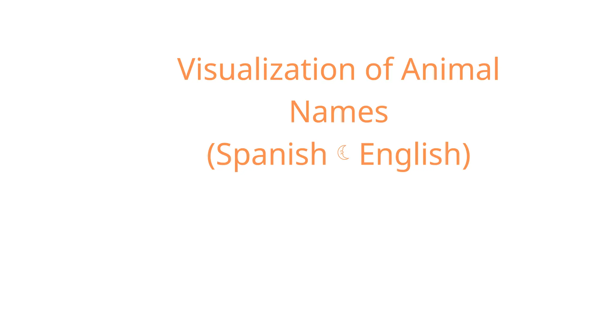 Animals names from Spanish-English words | PPTX