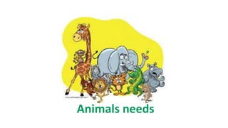 Animals needs | PPT