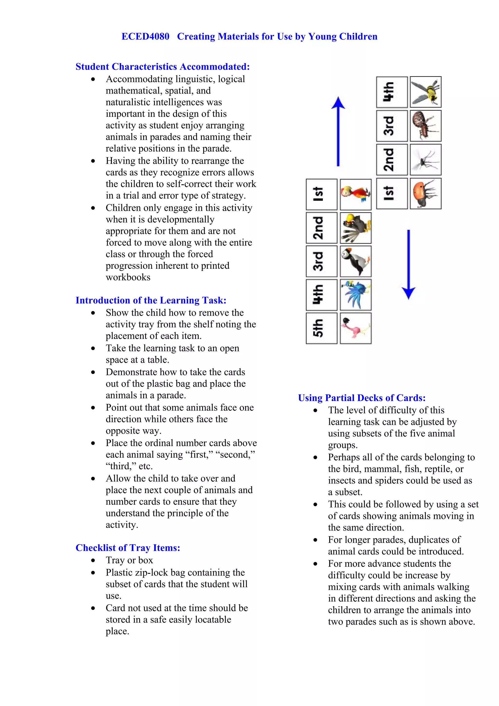 Animals on parade l | DOC