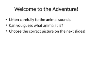 Animal_Sounds_Adventures for Kindergarten and Kids.pptx