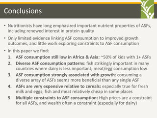 Animal sourced foods and child stunting | PPT