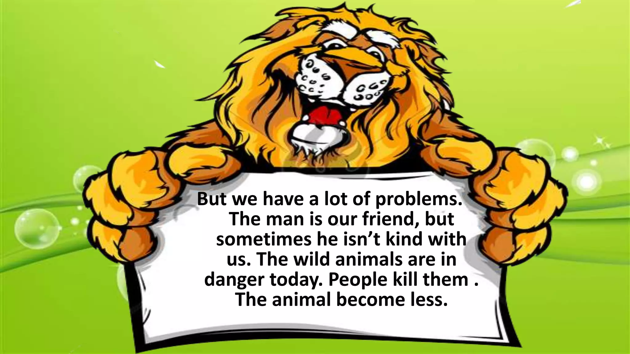 Animals' problems | PPT