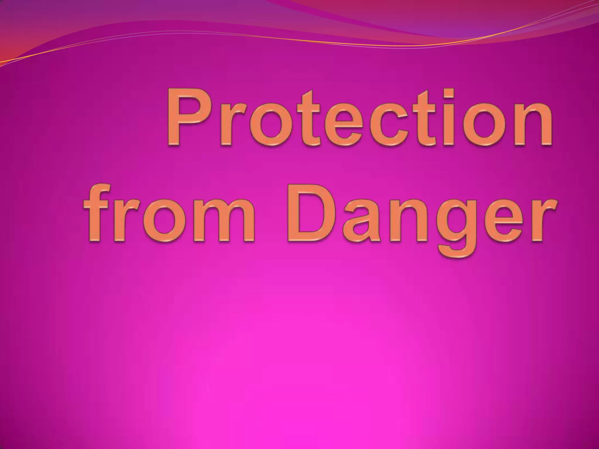 Animals protect from danger | PPTX