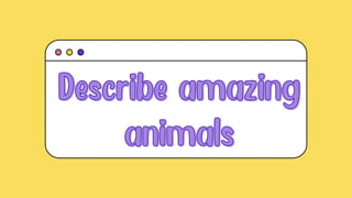 ANIMALS SIMPLE PRESENT .pptx