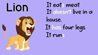 ANIMALS SIMPLE PRESENT .pptx