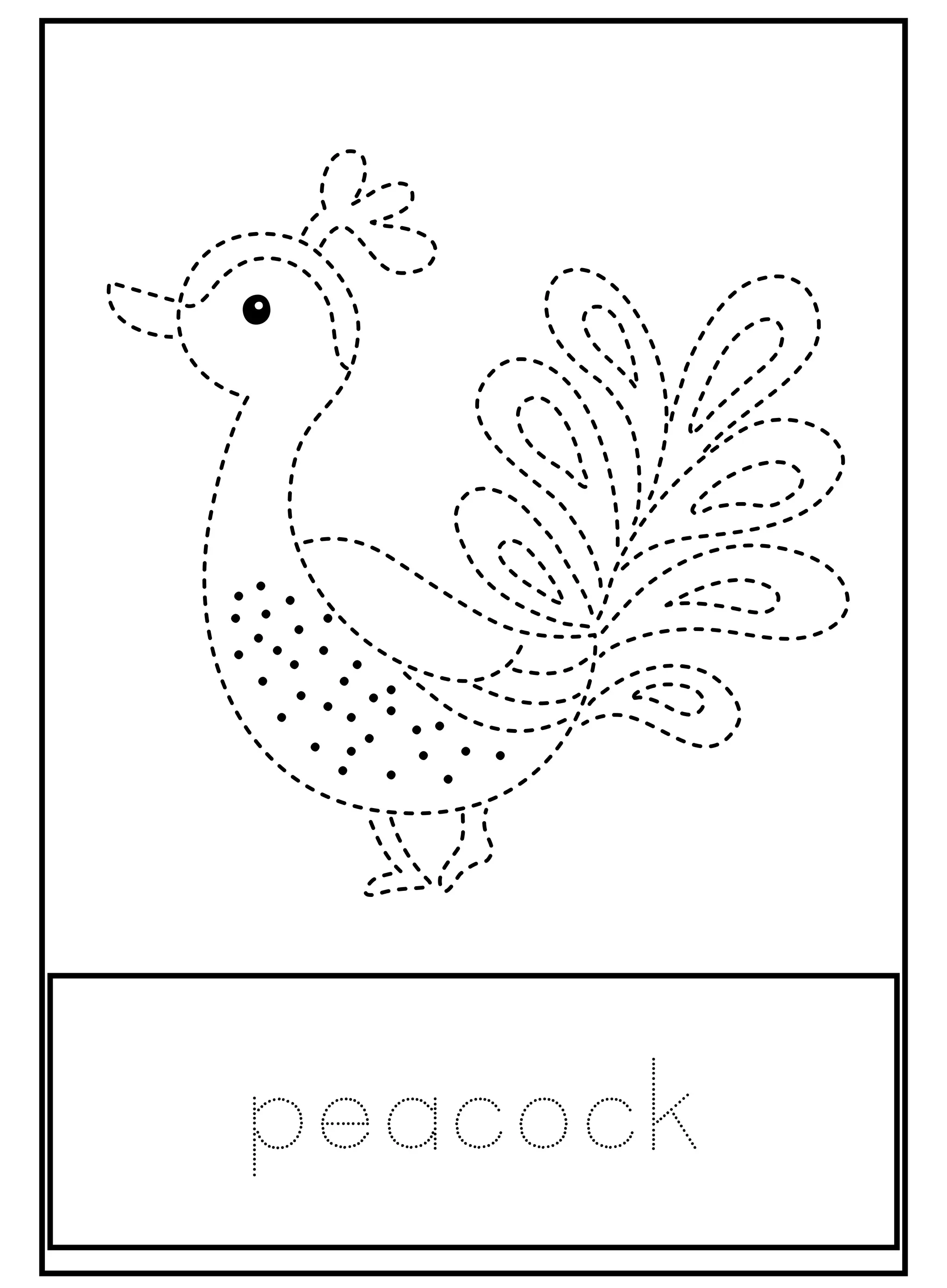 Wild Fun: Animal Tracing & Coloring Book for Kids! | PDF