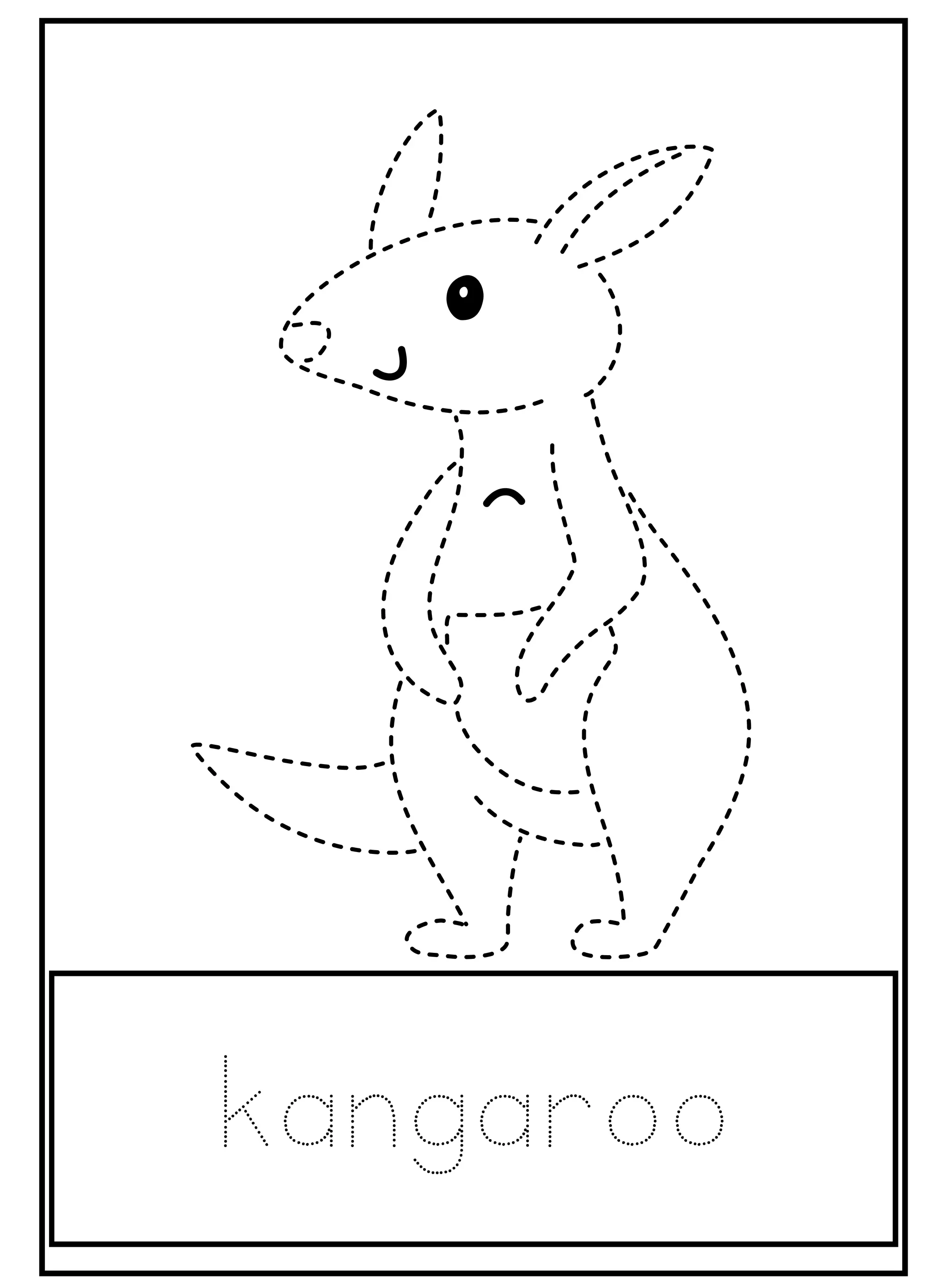 Wild Fun: Animal Tracing & Coloring Book for Kids! | PDF