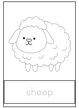 Wild Fun: Animal Tracing & Coloring Book for Kids! | PDF