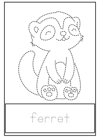 Wild Fun: Animal Tracing & Coloring Book for Kids! | PDF