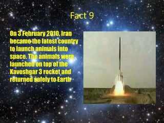 Animals who went into space | PPTX