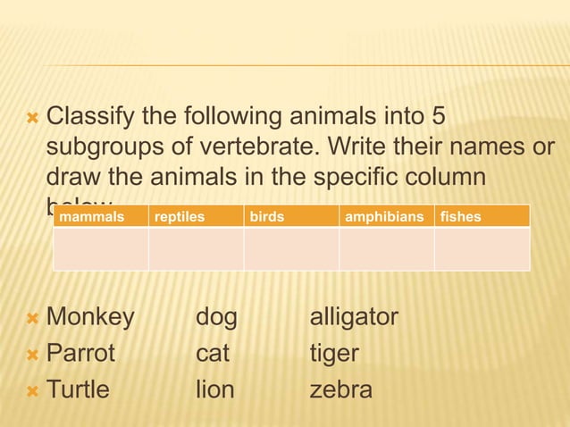 ANIMALS WITH BACKBONES.pptx