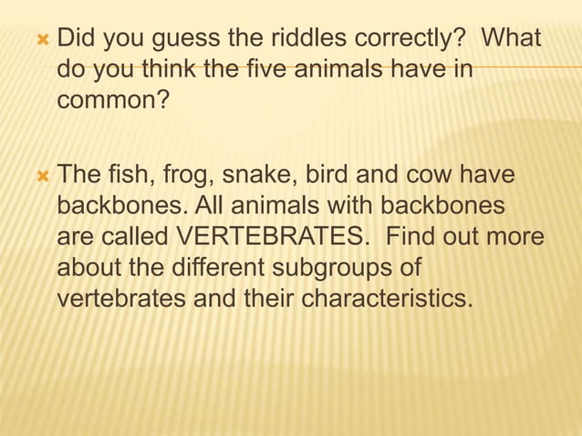 ANIMALS WITH BACKBONES.pptx