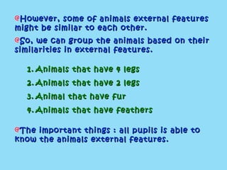 Animals year 3 | PPT