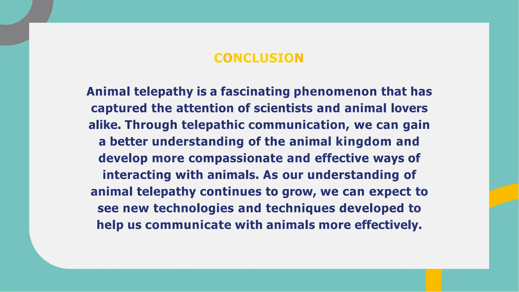 Animal Telepathy to Communicate with Animals.pptx