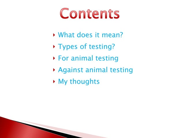 Animal Testing | PPT