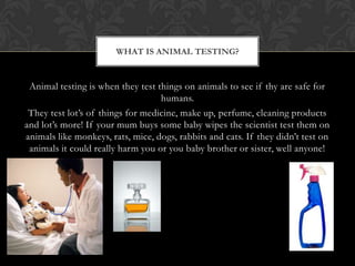Animal testing | PPTX