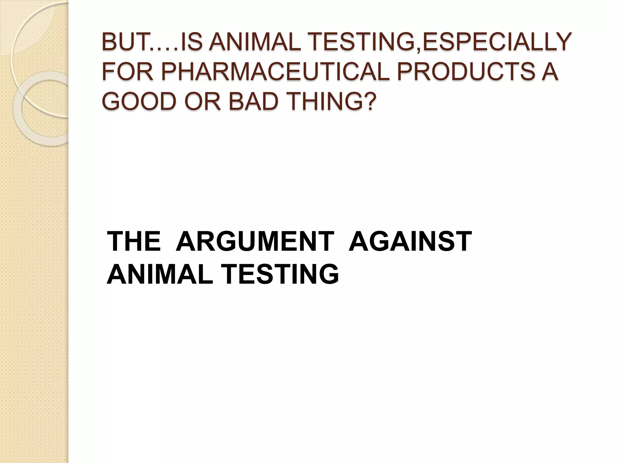 Animal testing | PPTX