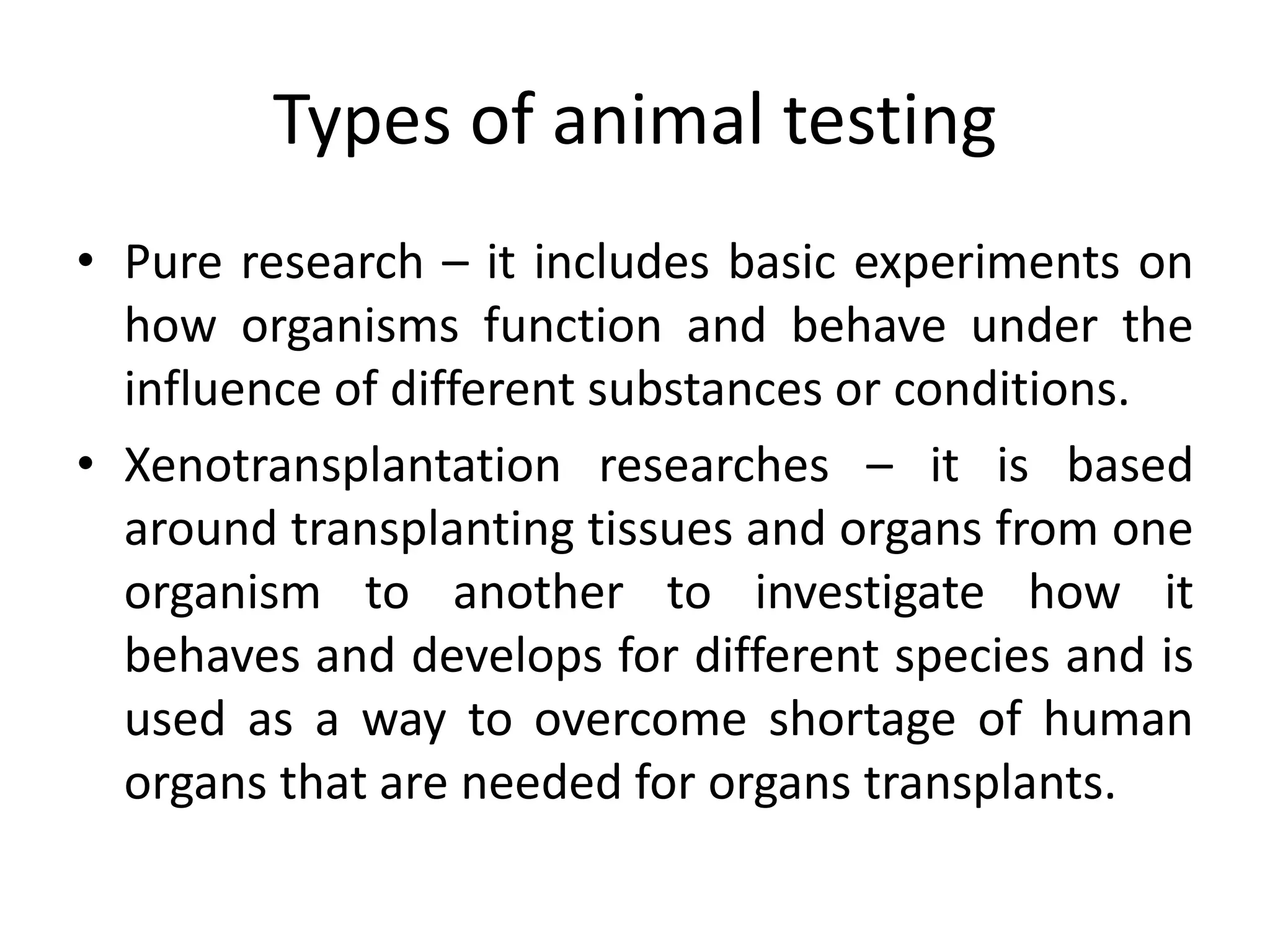 Animal Testing: Case Study | PPTX