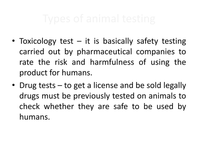 Animal Testing: Case Study | PPTX