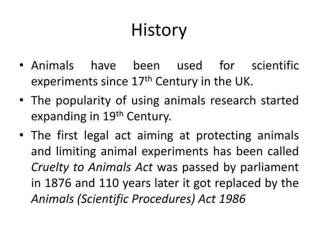 Animal Testing: Case Study | PPTX