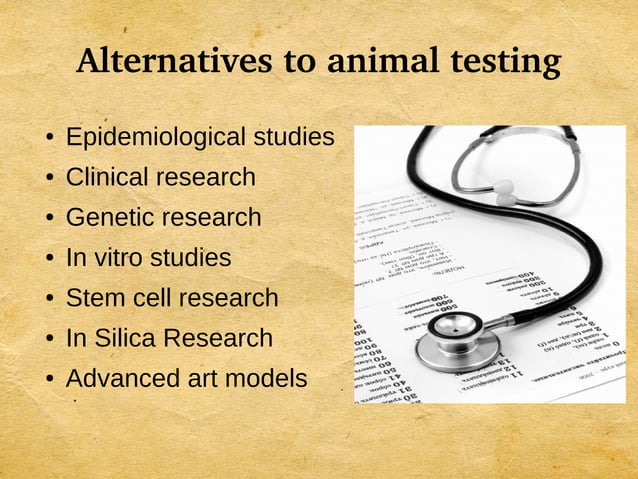 Animal testing for and against | ODP