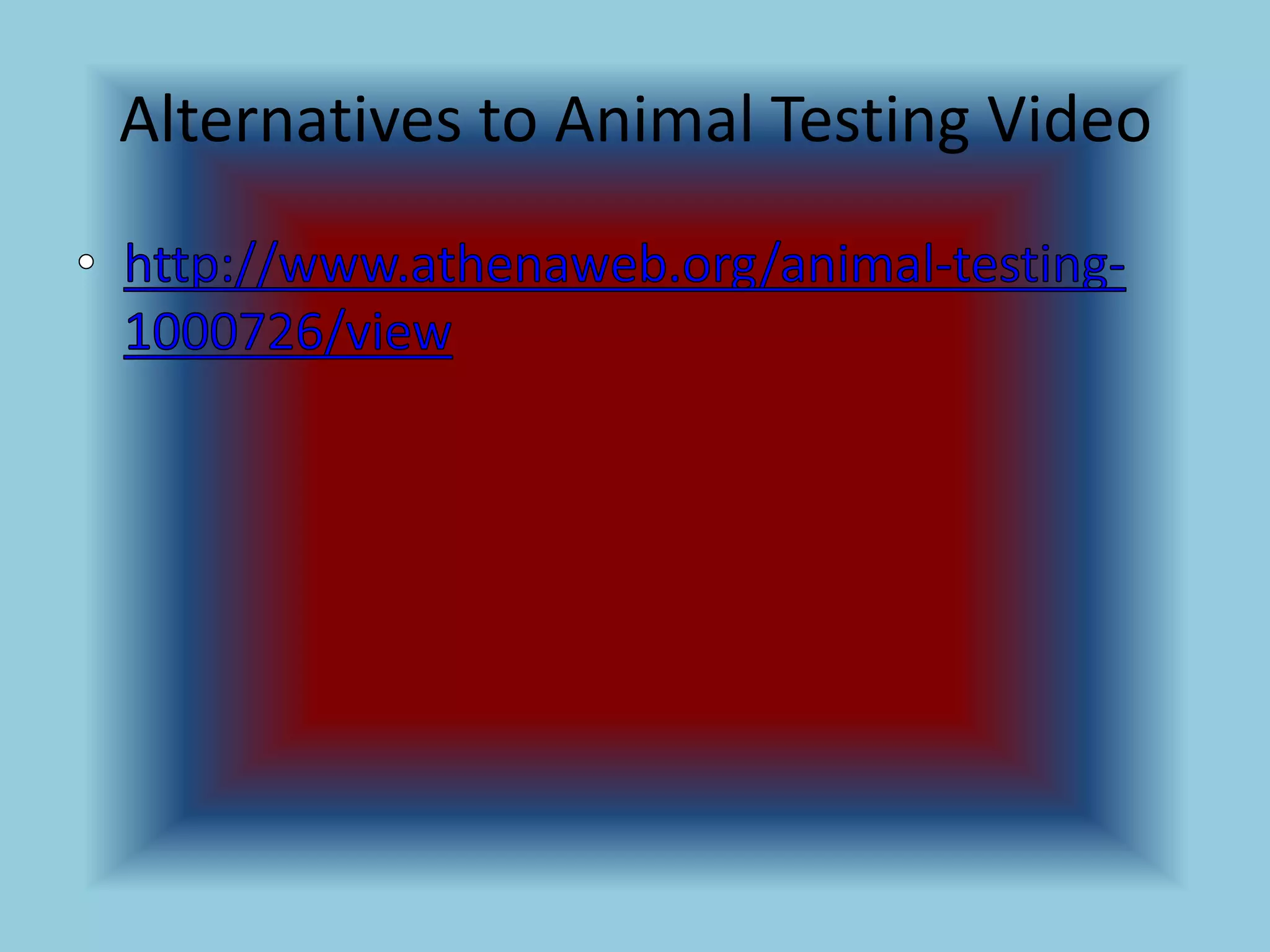 Animal Testing | PPTX