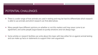 Animal Testing powerpoint | PPTX