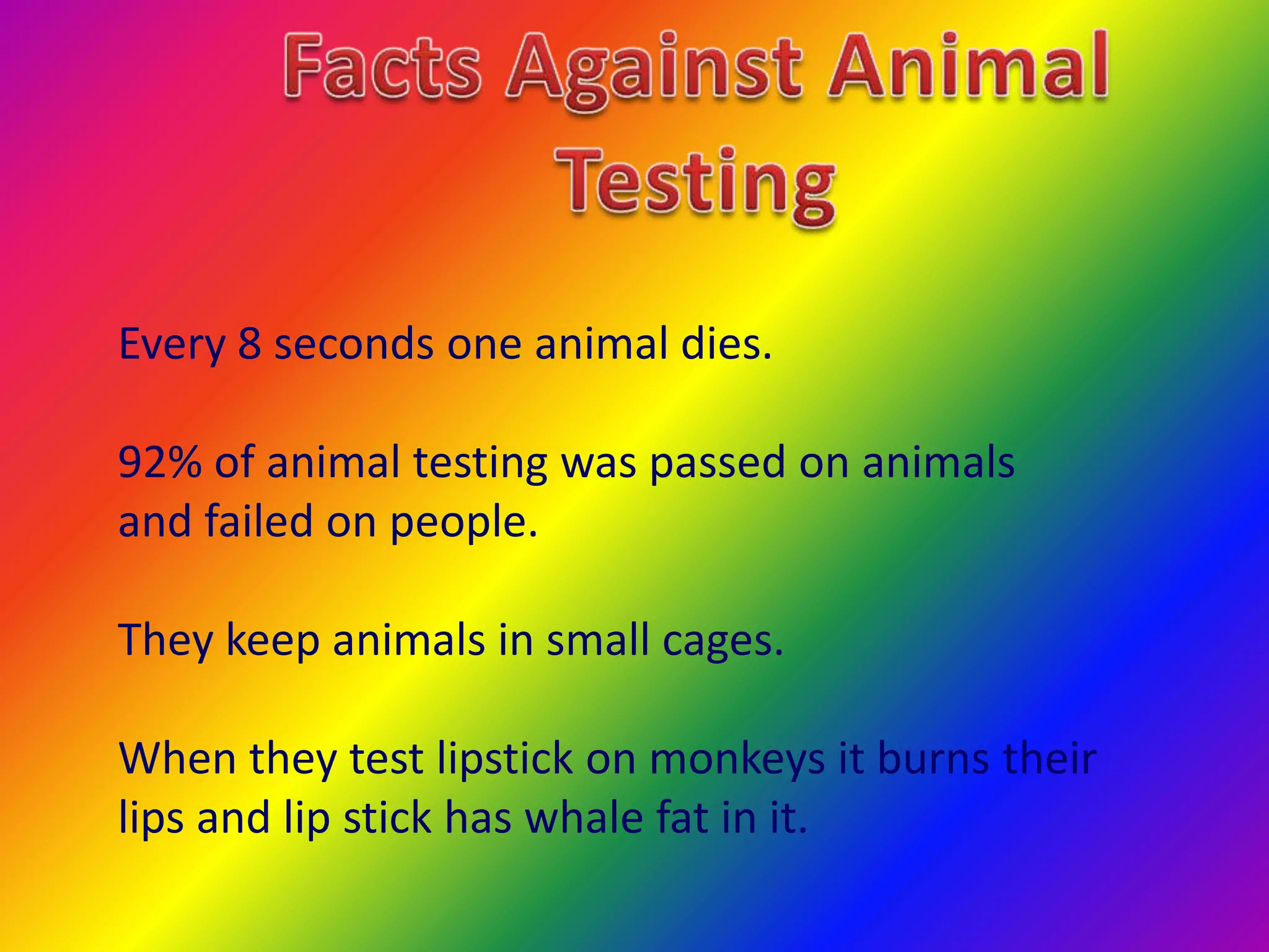 Animal testing presentation | PPTX