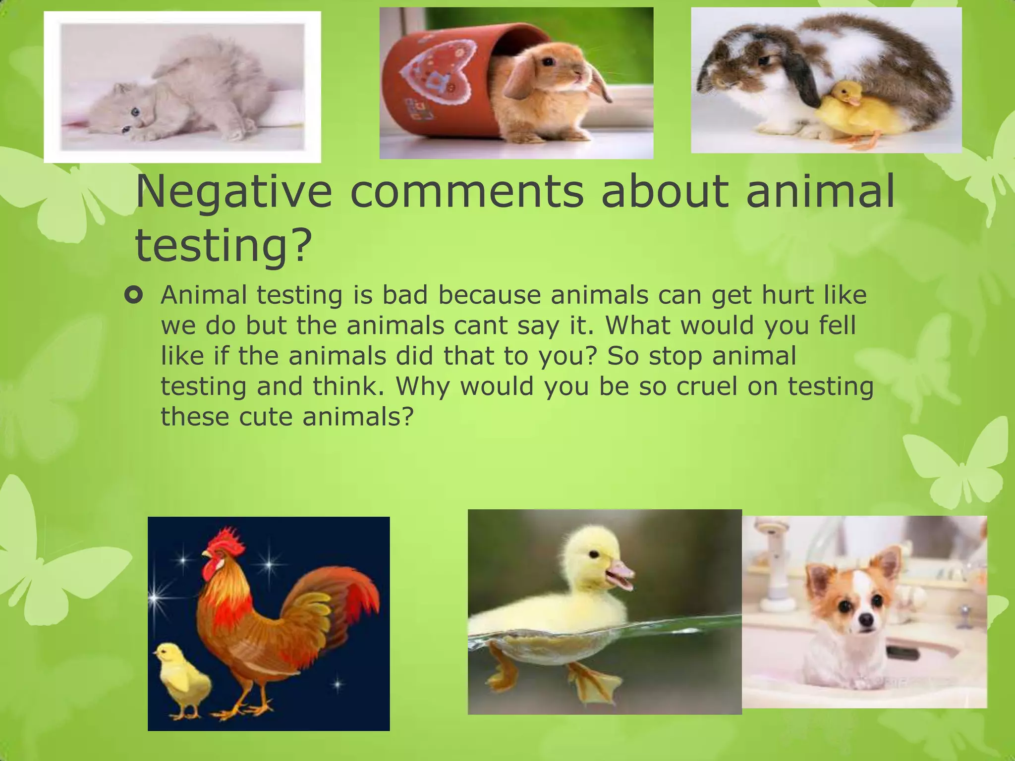 Animal testing presentation | PPTX | Pets