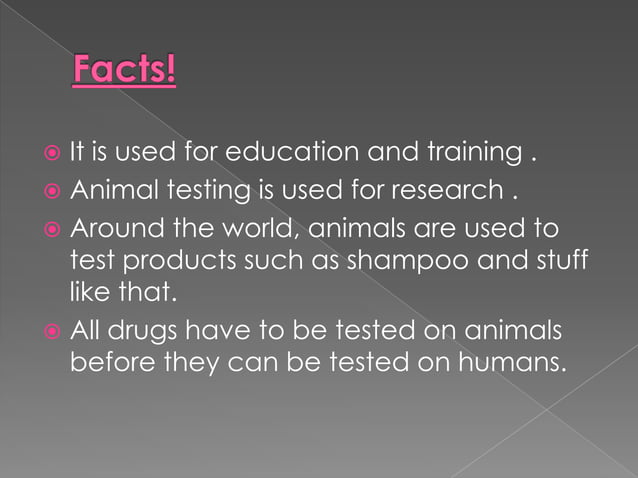 Animal testing presentation | PPTX