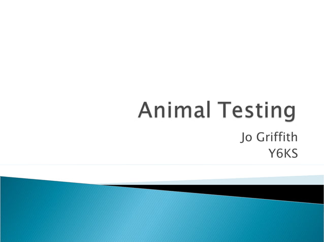 Animal Testing Speech Assesment | PPT