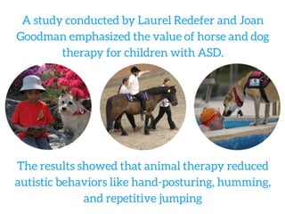 Effective Animal Therapies for Autism Spectrum Disorder | PDF