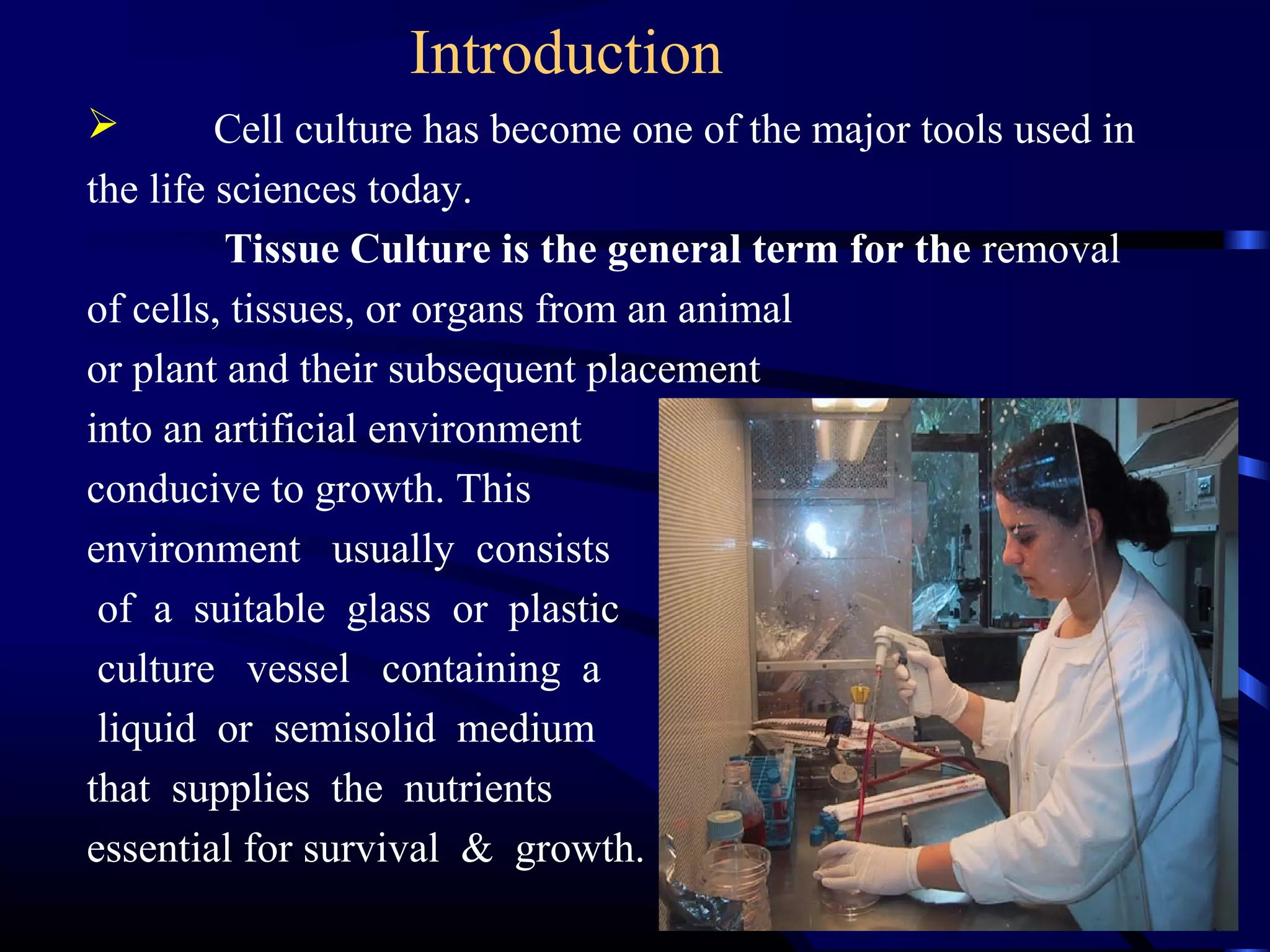 Animal tissue culture | PPT