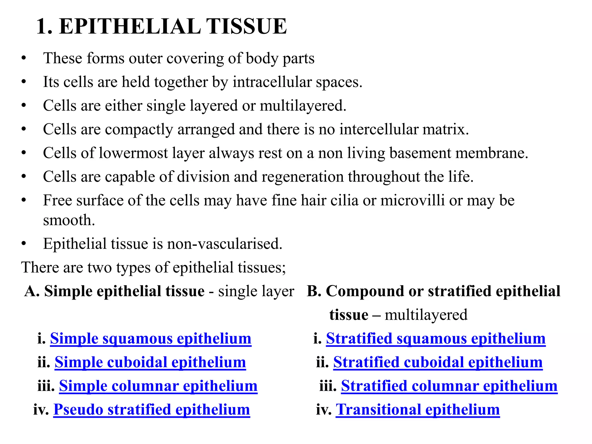 Animal Tissue Notes | PPTX | Biological Sciences | Science