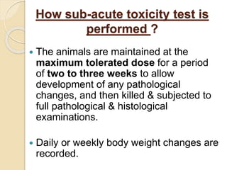 Animal Toxicity Studies | PPTX