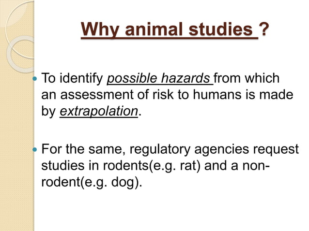 Animal Toxicity Studies | PPTX