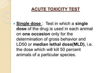 Animal Toxicity Studies | PPTX