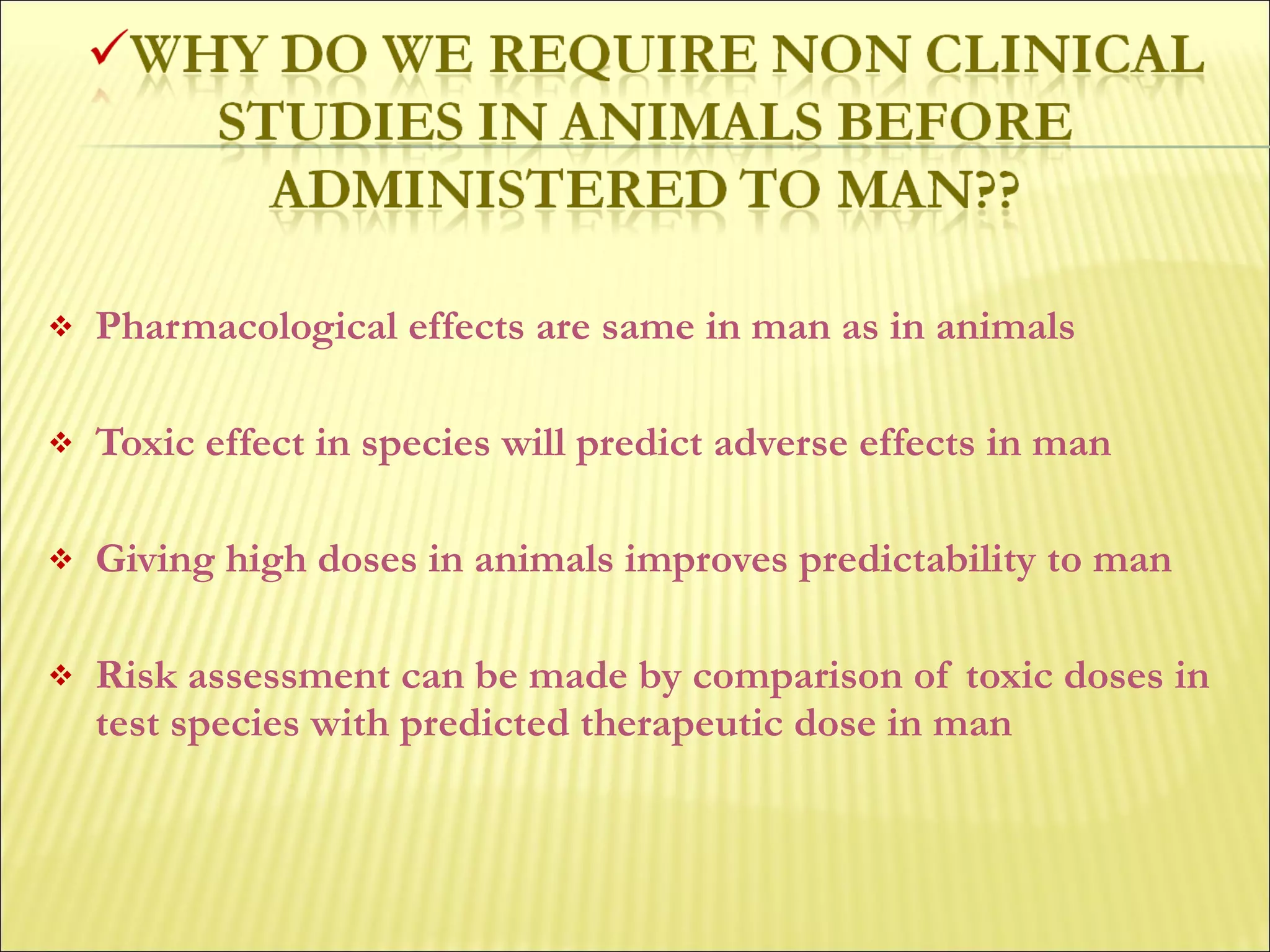 Animal toxicology studies | PPT