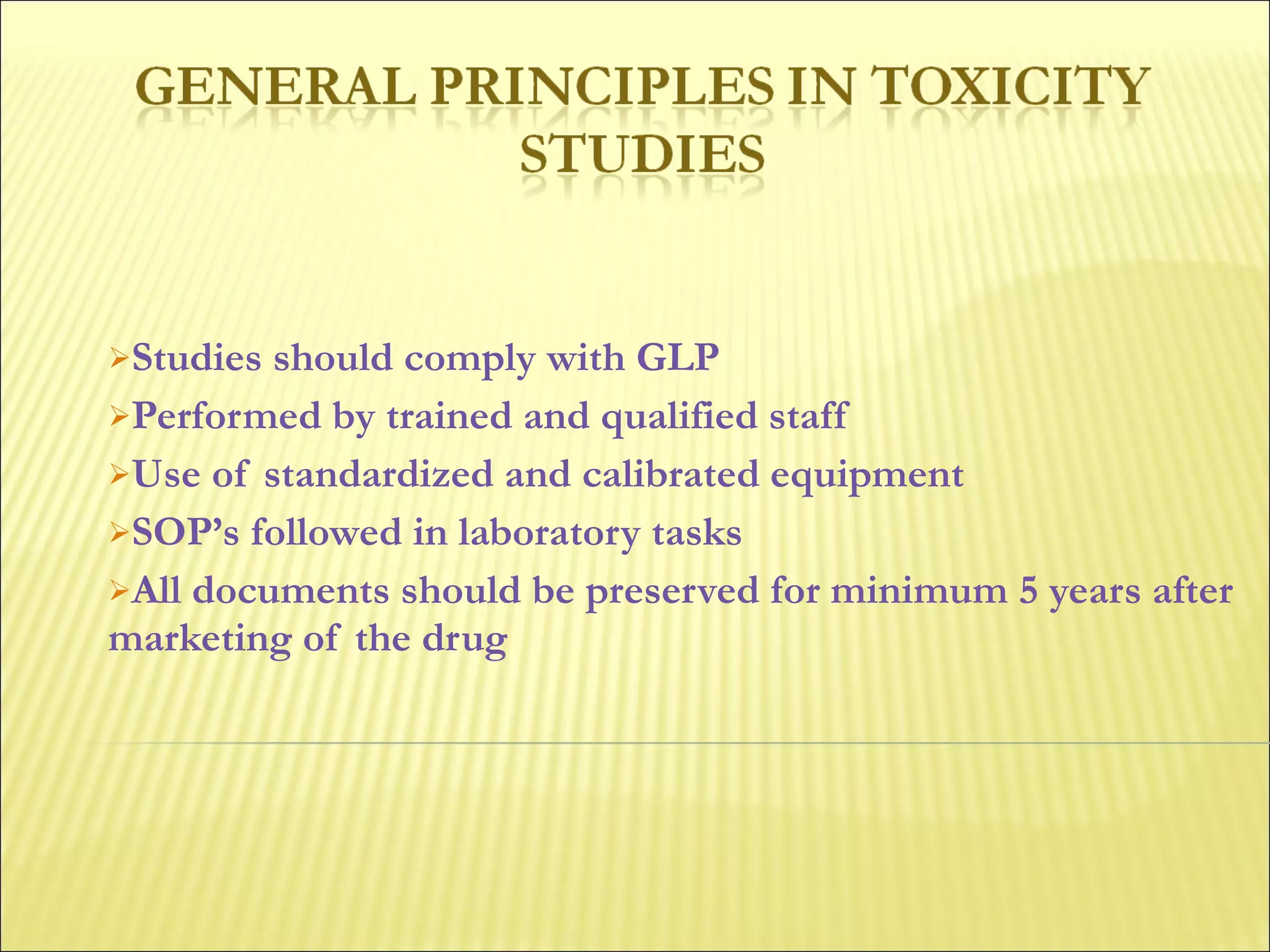 Animal toxicology studies | PPT