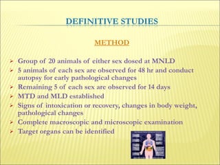 Animal toxicology studies | PPT