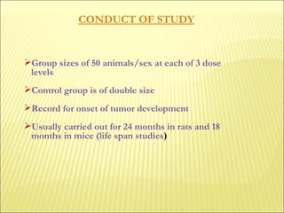 Animal toxicology studies | PPT