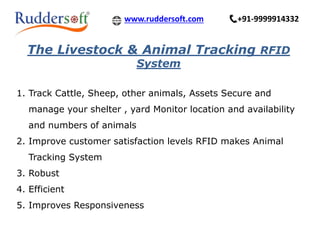 UHF RFID BASED ANIMAL TRACKING SYSTEM | PPTX