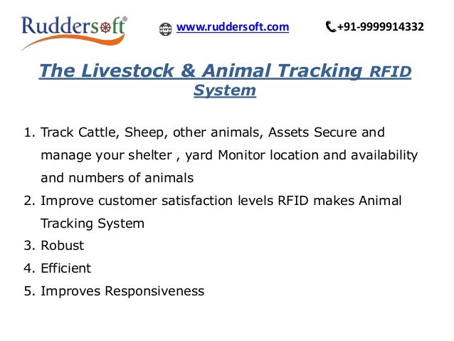 UHF RFID BASED ANIMAL TRACKING SYSTEM